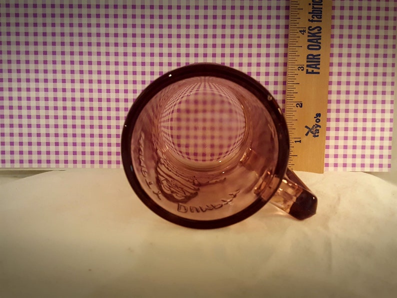 Purple Glass Humpty Dumpty Tom Tom the Piper's Son Children's Nursery ...