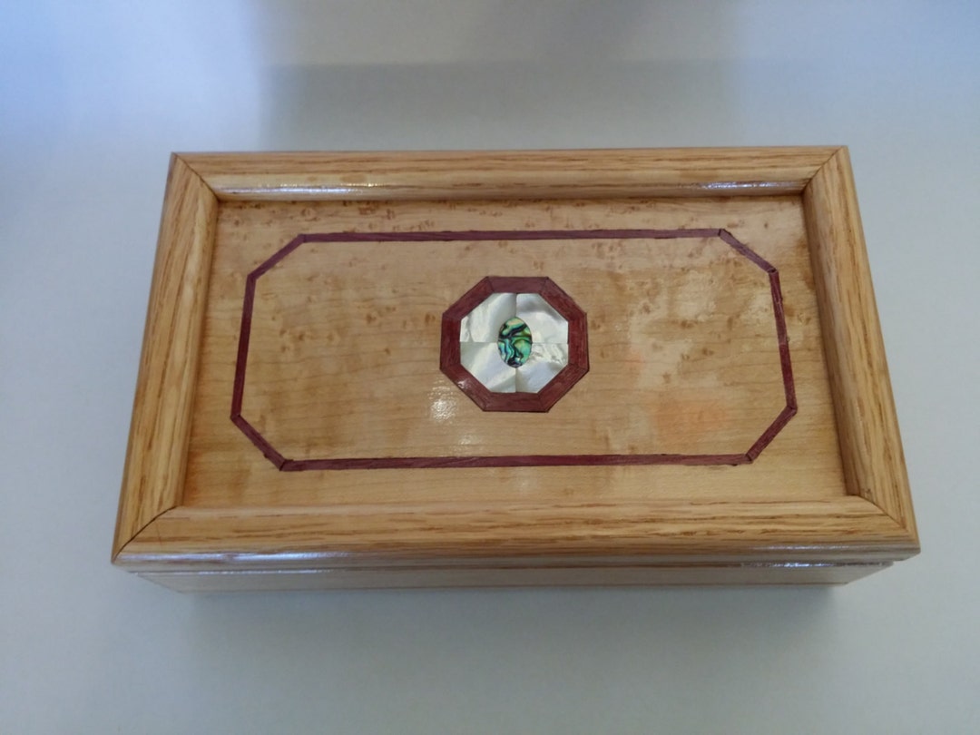 Wooden Inlay Box, Wooden Box, Keepsake Box, Desk Accessories, Valet Box ...