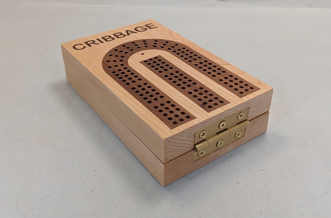 Wooden Folding/travel Cribbage Board - Etsy