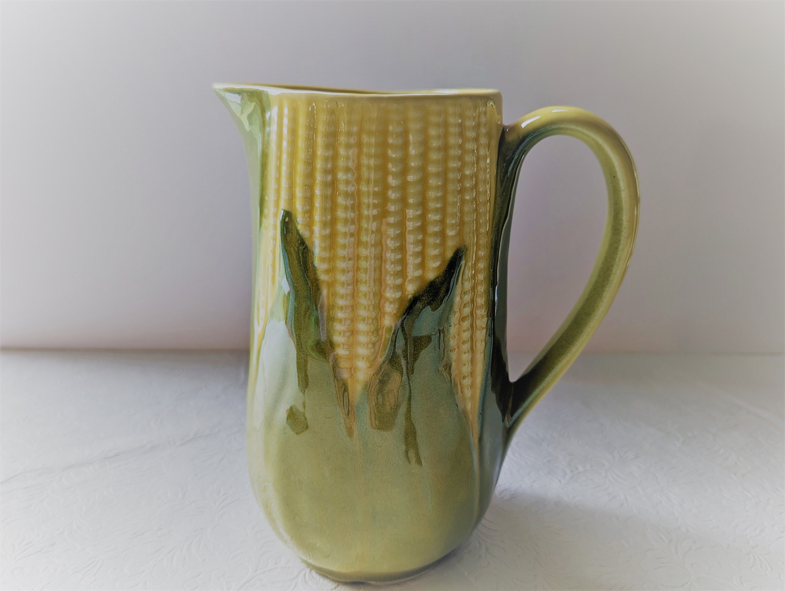 Shawnee Pottery Corn King 40 Oz. Pitcher - Etsy