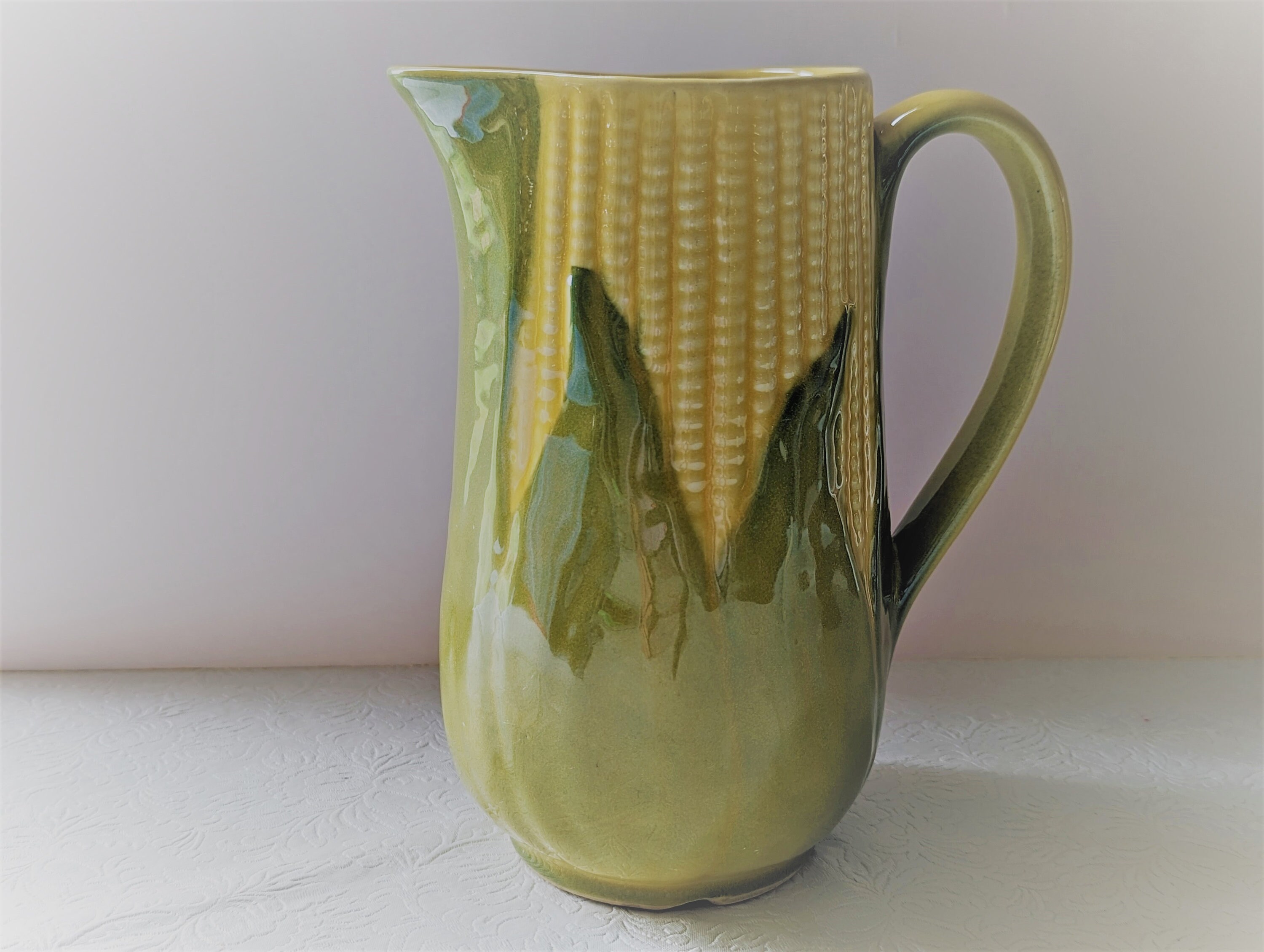Shawnee Pottery Corn King 40 Oz. Pitcher - Etsy