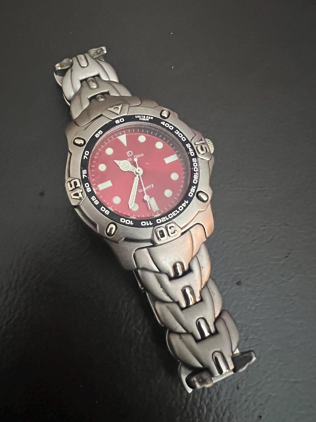 Fine Men’s Louis Dino Silver Tone Quartz Watch - Etsy Canada
