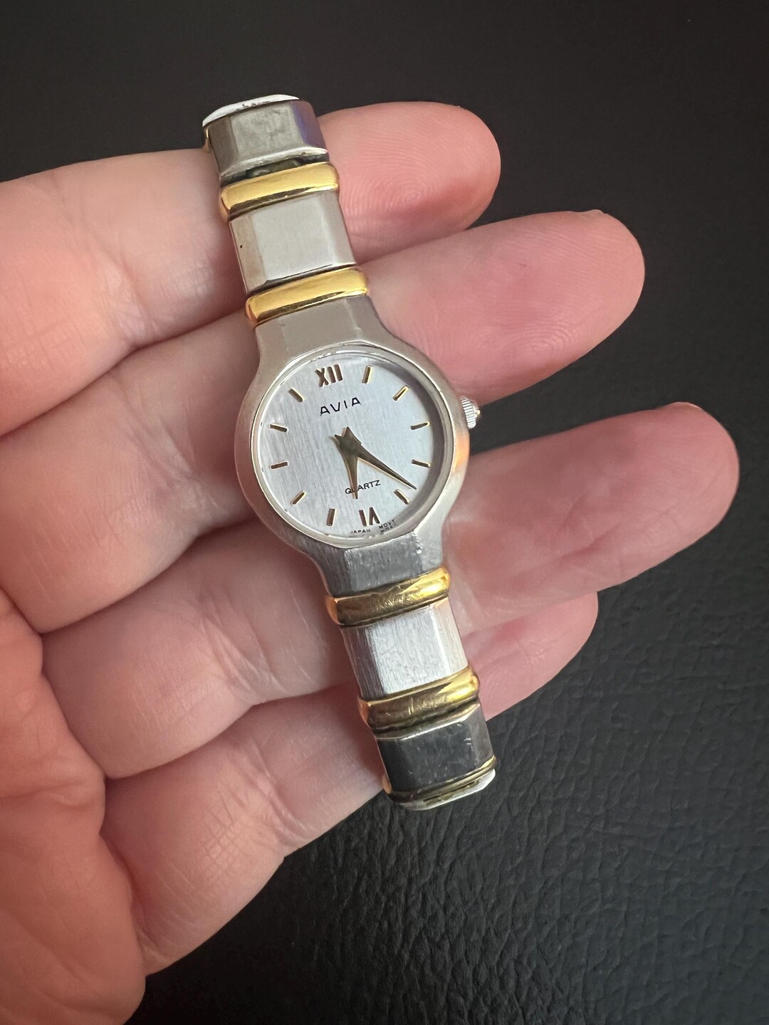 Fine Avia Silver and Gold Tone Ladies Quartz Watch - Etsy