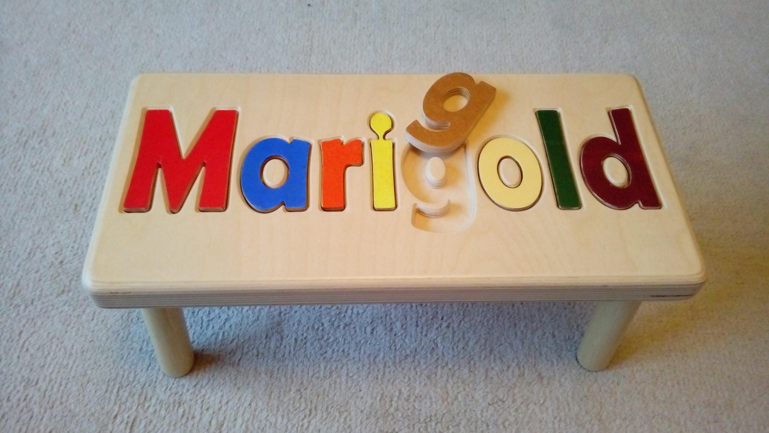 Jigsaw Stool - Etsy