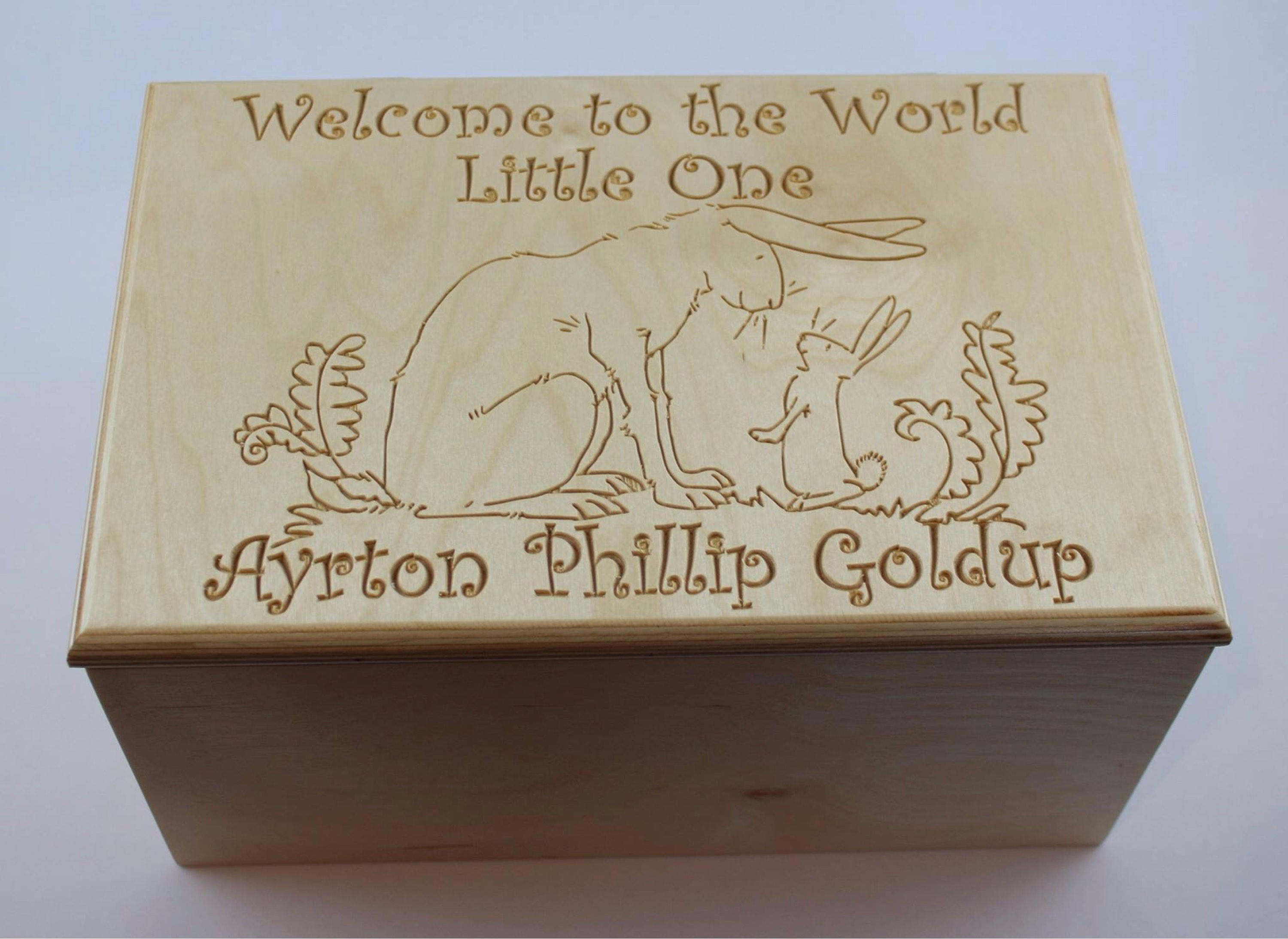 Memory box personalised various designs engraved made to - Etsy Italia