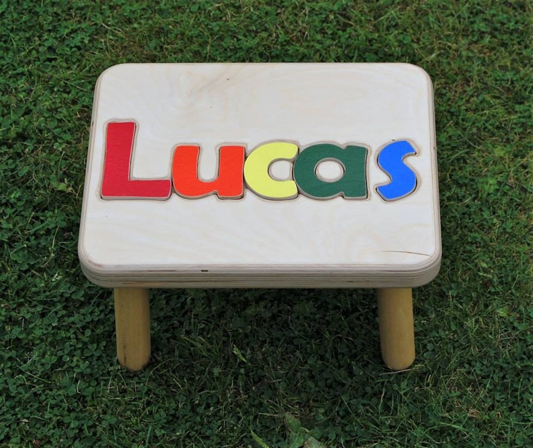 Jigsaw Stool - Etsy