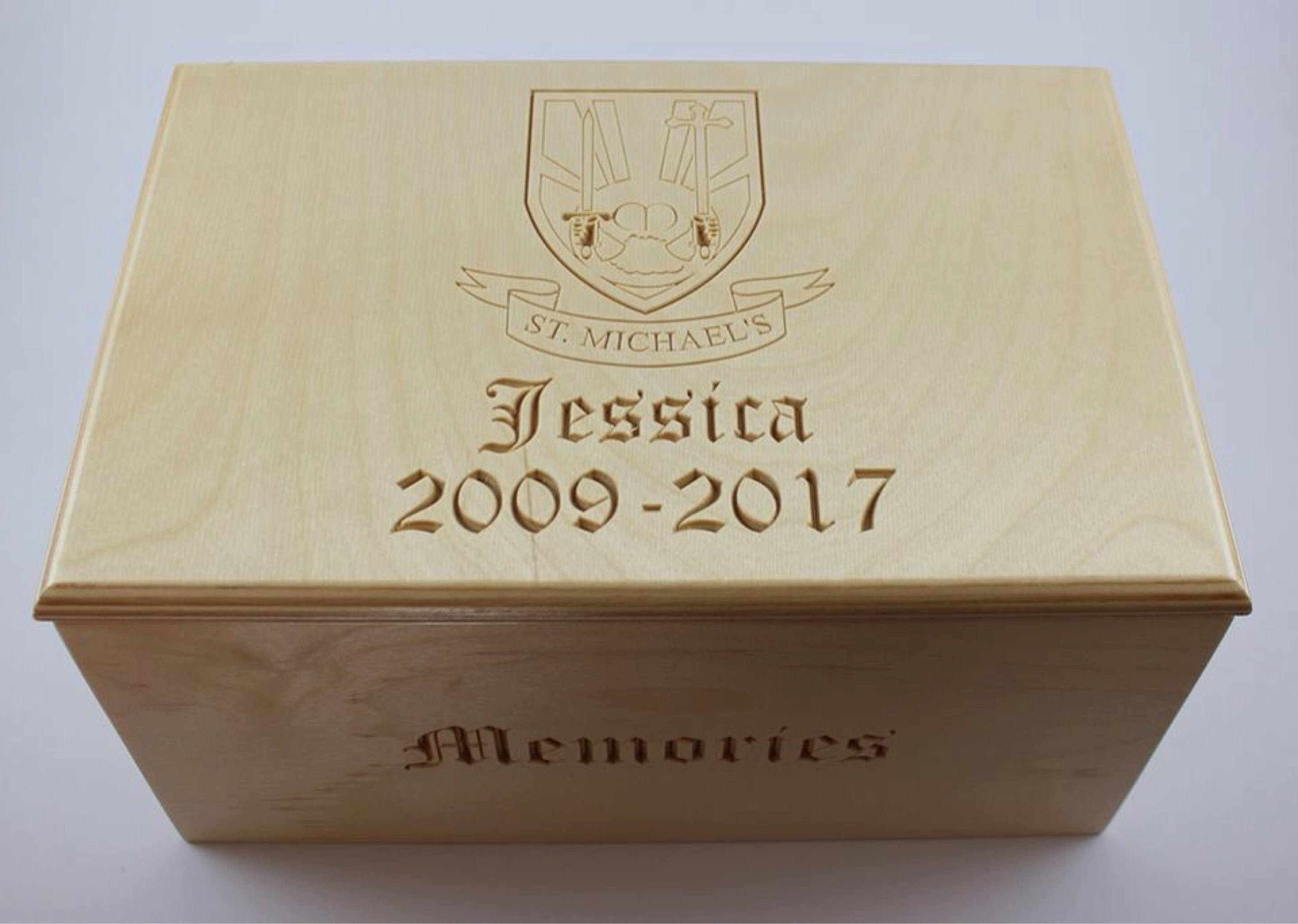 Memory box personalised various designs engraved made to | Etsy