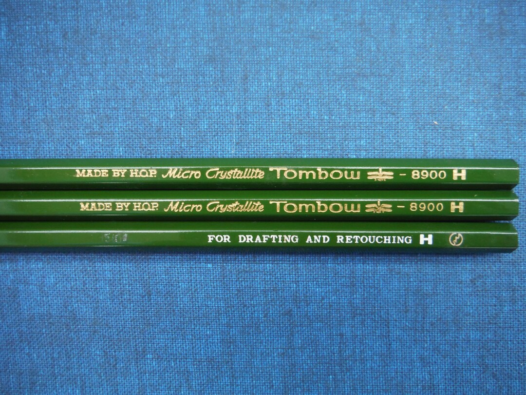 Vintage Single (x1) Tombow 8900 H Grade Pencils JIS, Japanese Pre-2000 ...