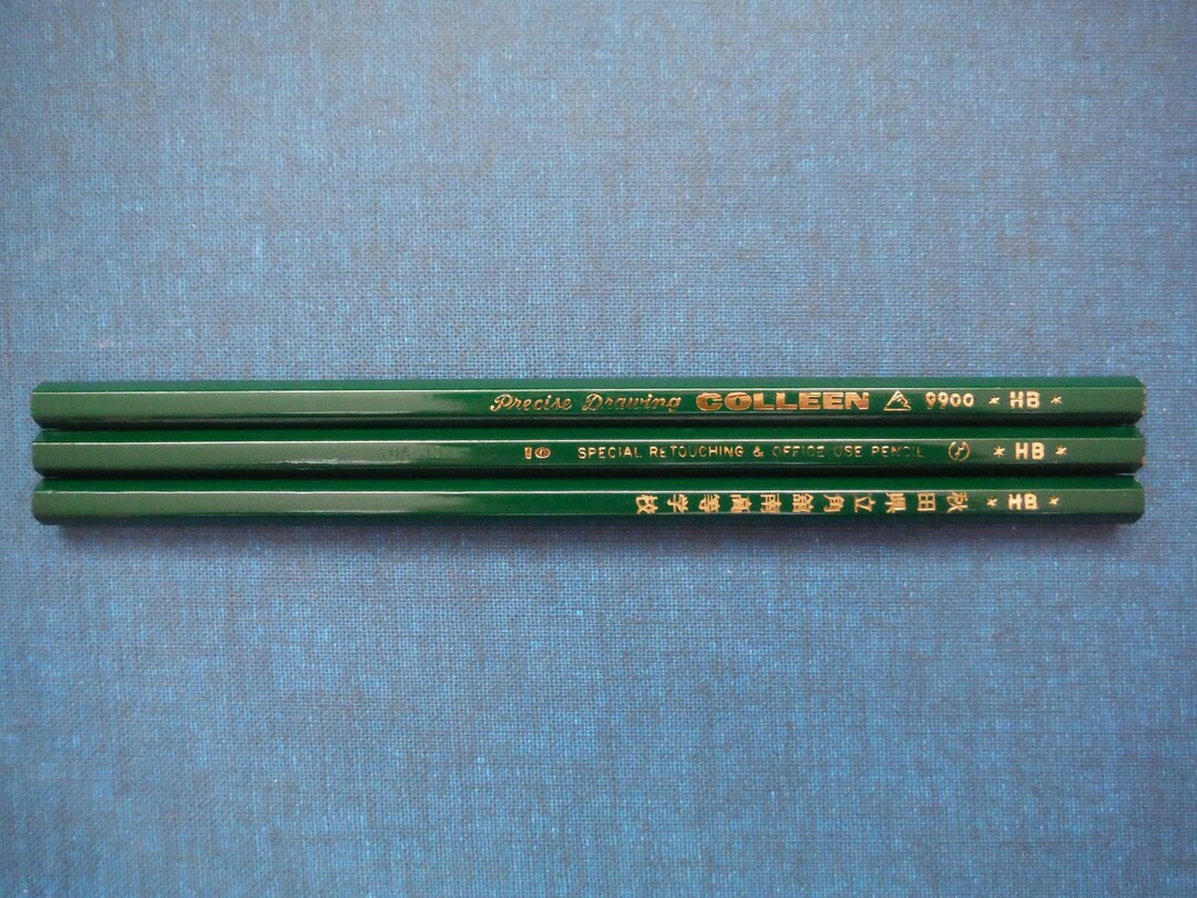 Single (x1) Vintage Colleen 9900 Pencils HB Grade, JIS 70s Japanese - Etsy