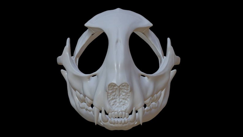 Skull Cat Fursuit Headbase ||| STL ||| - Etsy