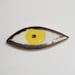 Ceramic Eye Pin Badge Brooch Many Colours Jewel Colours Eye - Etsy