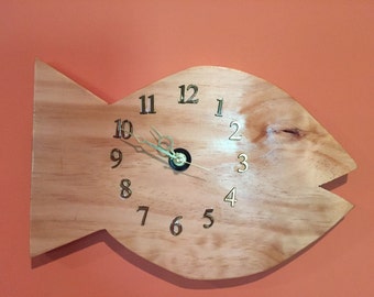 Fish clock | Etsy