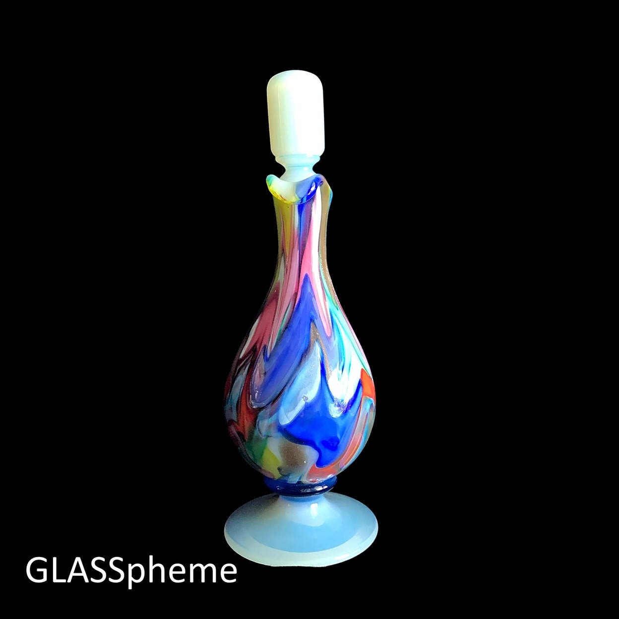 SUBLIME & RARE 1950s Fratelli TOSO Murano Smelz | Calcedonia Glass ...