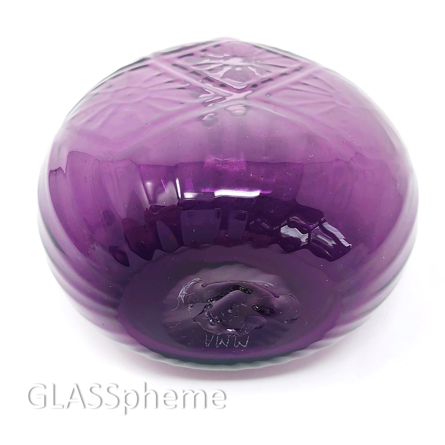 Stunning JEWEL-TONED MMA Replica Handblown Glass Flask Collection