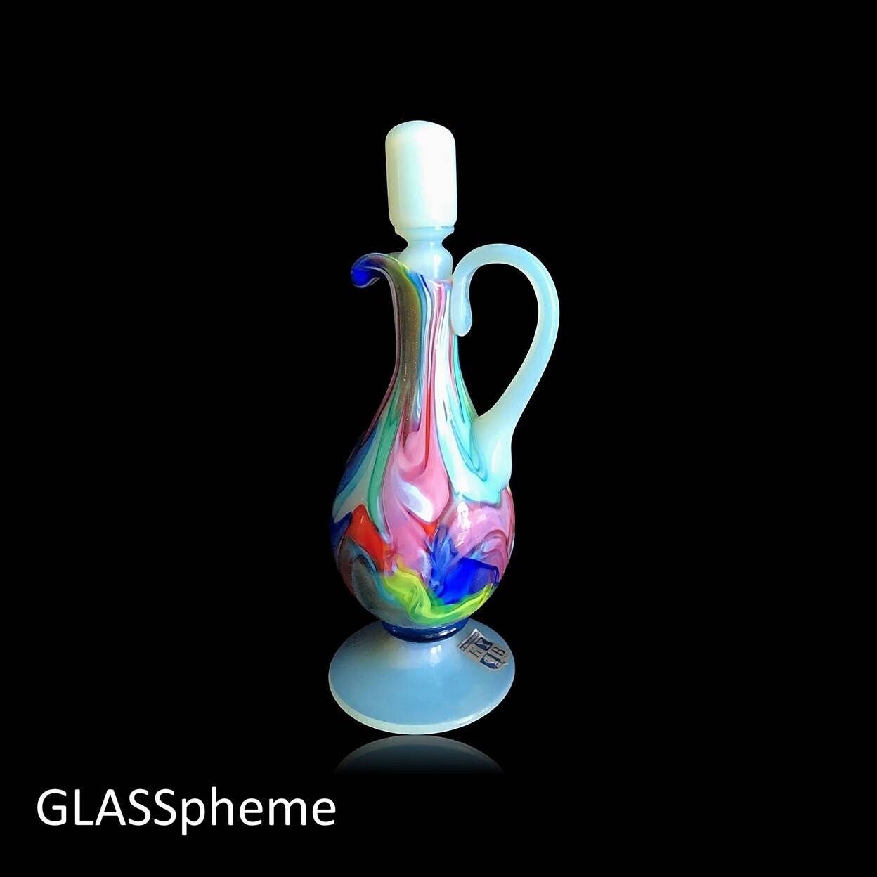 SUBLIME & RARE 1950s Fratelli TOSO Murano Smelz | Calcedonia Glass ...