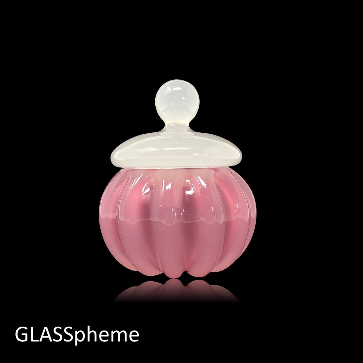 Sublime Archimede SEGUSO ALABASTRO | Opalino Glass Covered Bowl | Jar ...