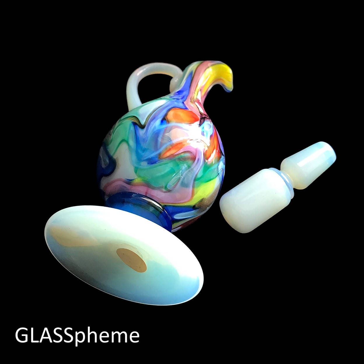 SUBLIME & RARE 1950s Fratelli TOSO Murano Smelz | Calcedonia Glass ...