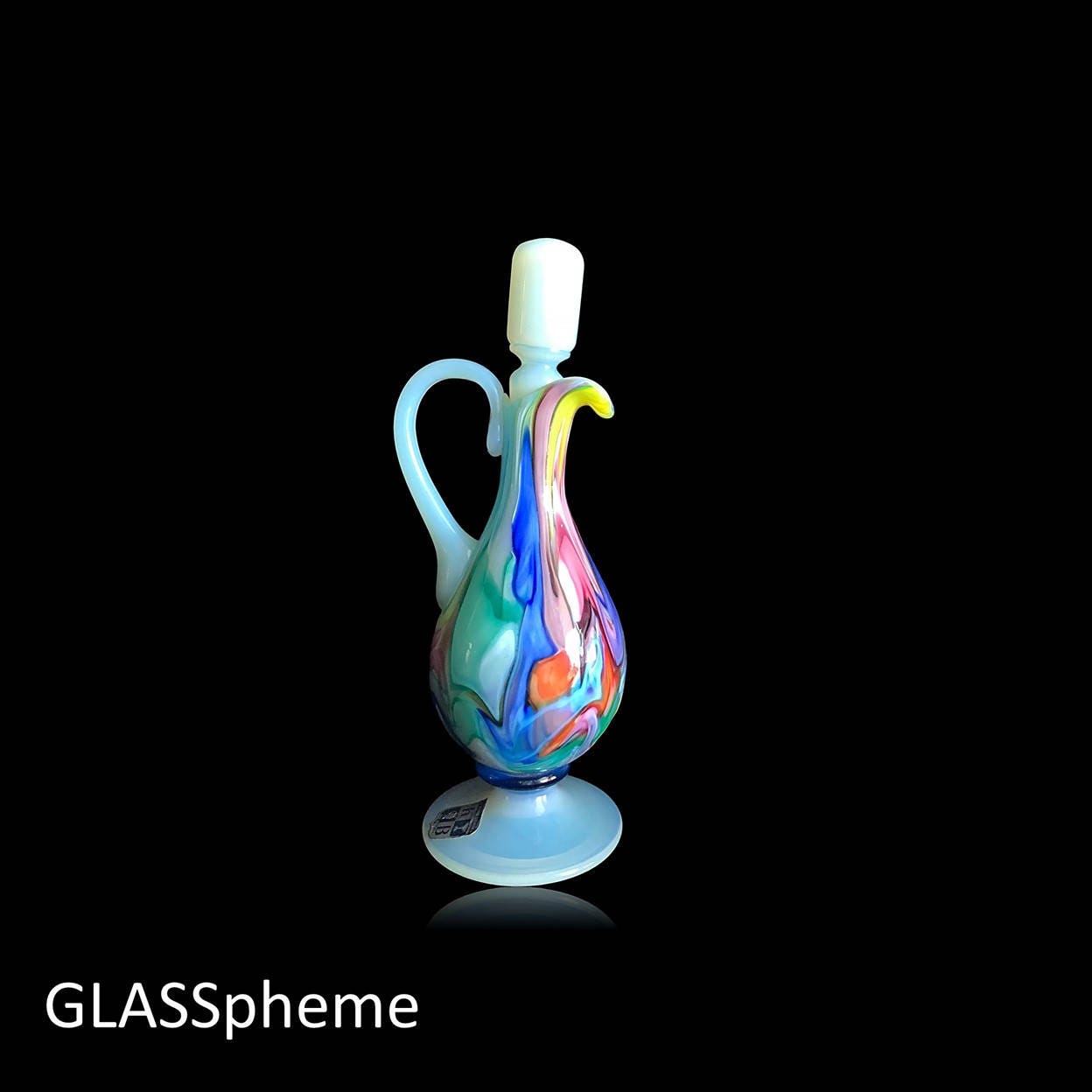 SUBLIME & RARE 1950s Fratelli TOSO Murano Smelz | Calcedonia Glass ...