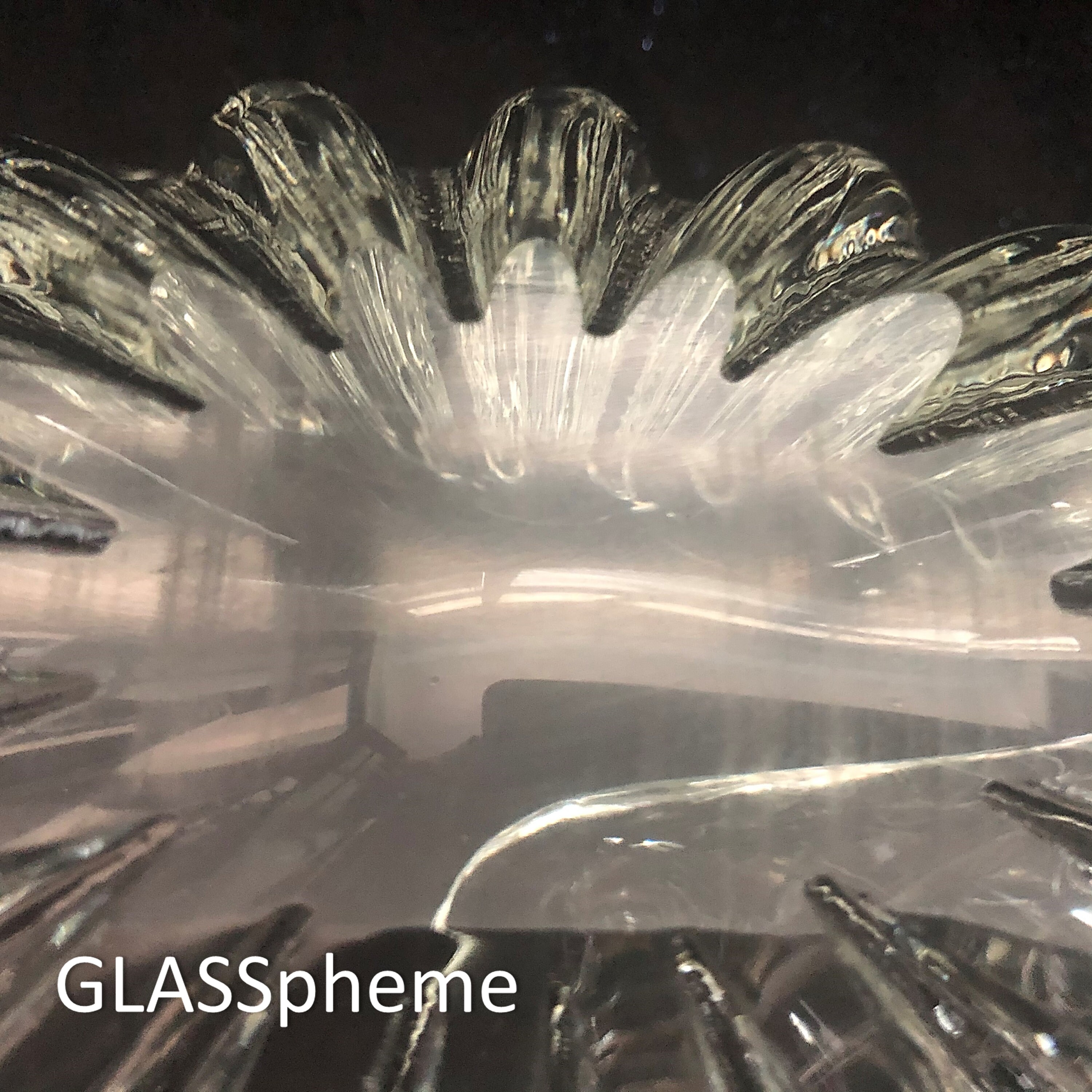 KILLER Modern MURANO CRYSTAL Glass Shell Centerpiece| Bowl | Dish