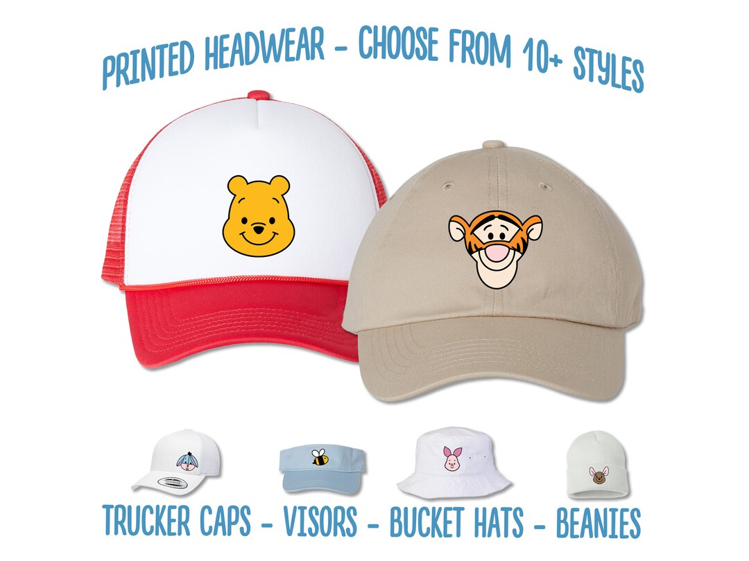 Pooh Face Hat Tigger Face Hat Pooh Honey Bee Piglet Roo Kanga ...