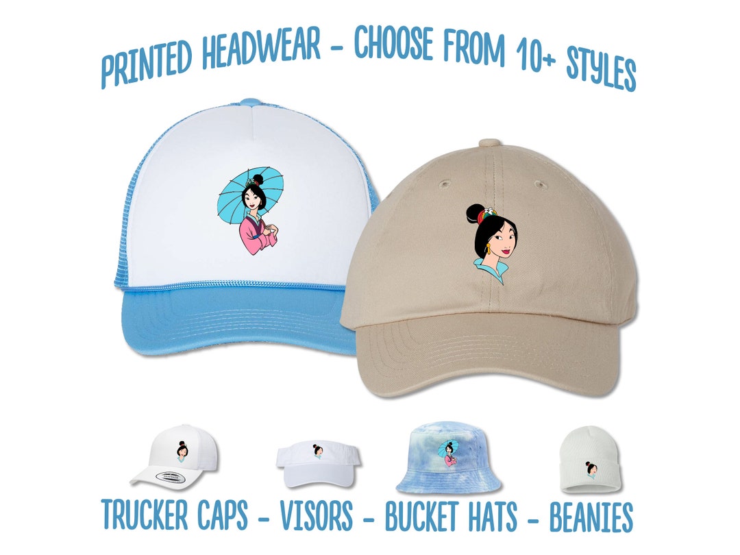Mulan Hat | Princess Mulan Hat | Disney Princess Cap | Bucket Hat ...