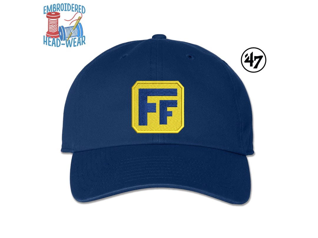 Fix It Felix FF Logo Embroidered Cap | Adult Size Adjustable Premium 47 ...