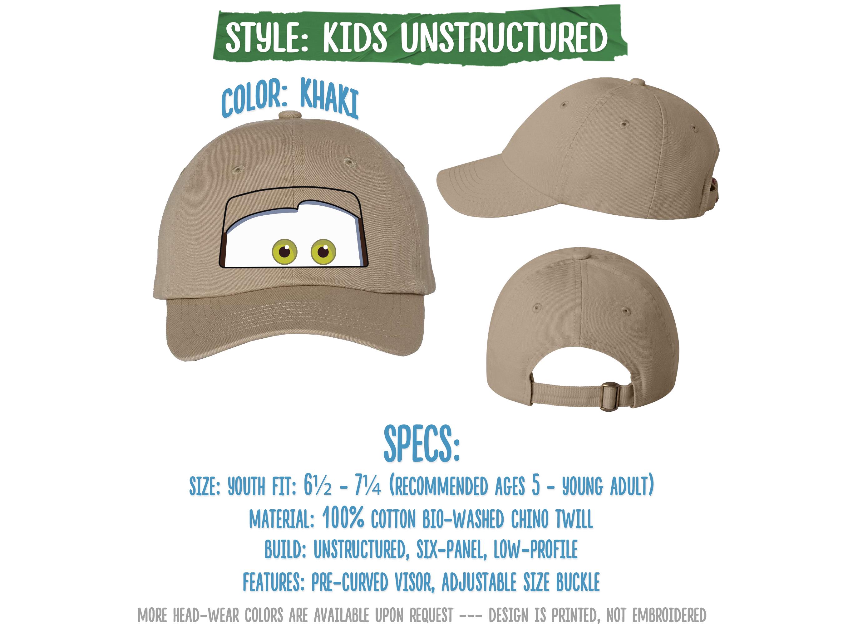Tow Mater Hat | Cars Tow Mater Eyes Printed Hat | Cars Tow Truck ...