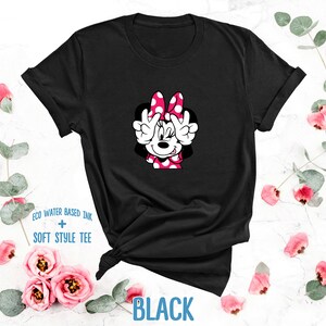 Minnie Mouse PEACE T-shirt | Cute Disney Parks Tee | Premium Soft Style ...