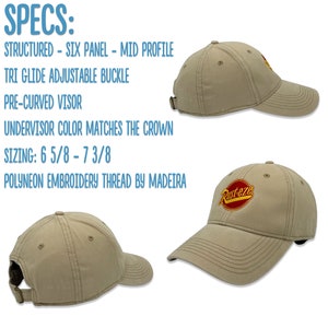 Rust-eze Mack Cap Disney Park Adult Unisex Embroidered Hat Structured ...