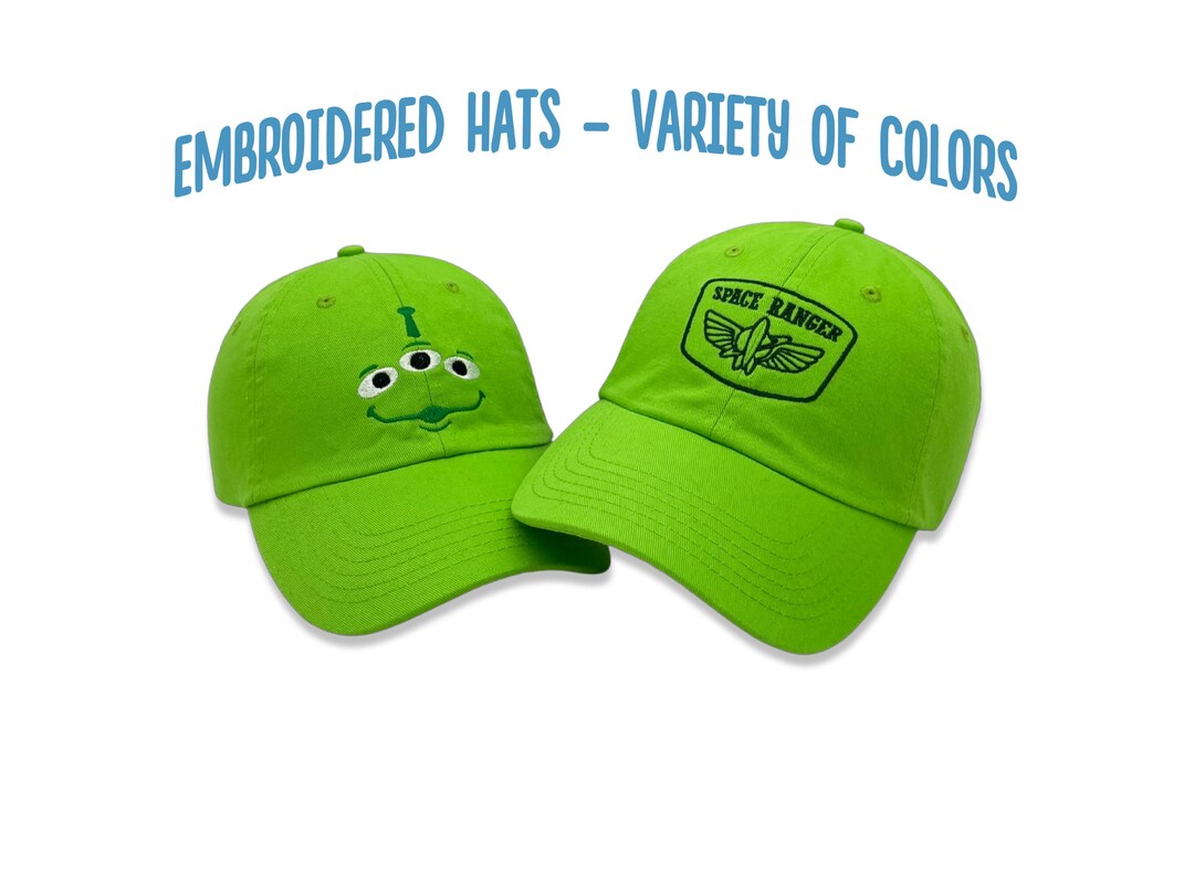 Toy Story Alien Face Embroidered Hat | Buzz Lightyear Space Ranger Cap ...