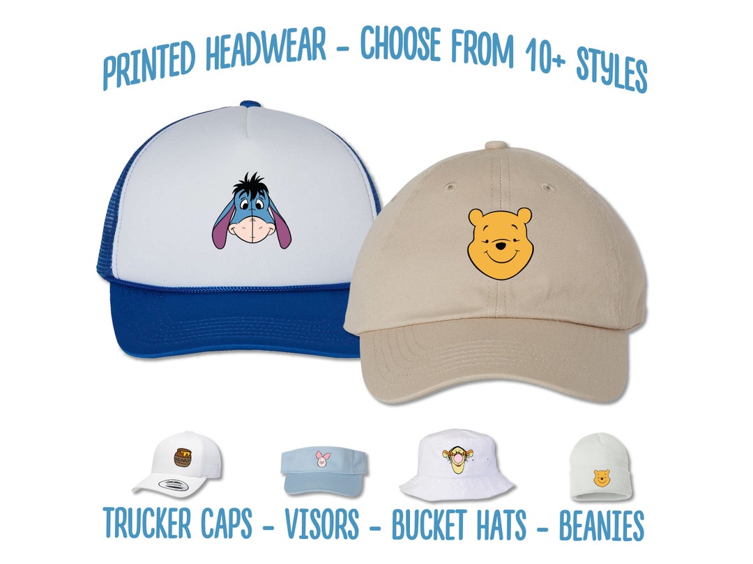 Winnie the Pooh Hat | Tigger Face Hat | Pooh Hunny Eeyore Piglet ...