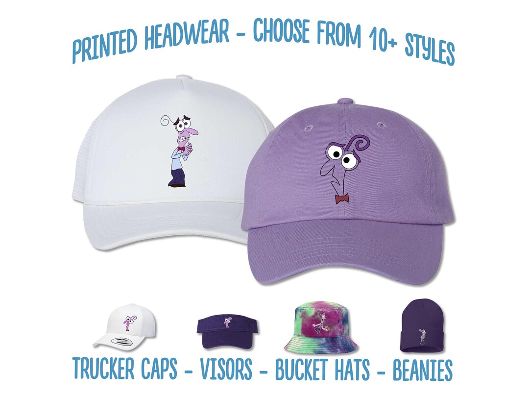 Inside Out Hat | Fear Printed Hat | Inside Out Character Costume | Fear ...