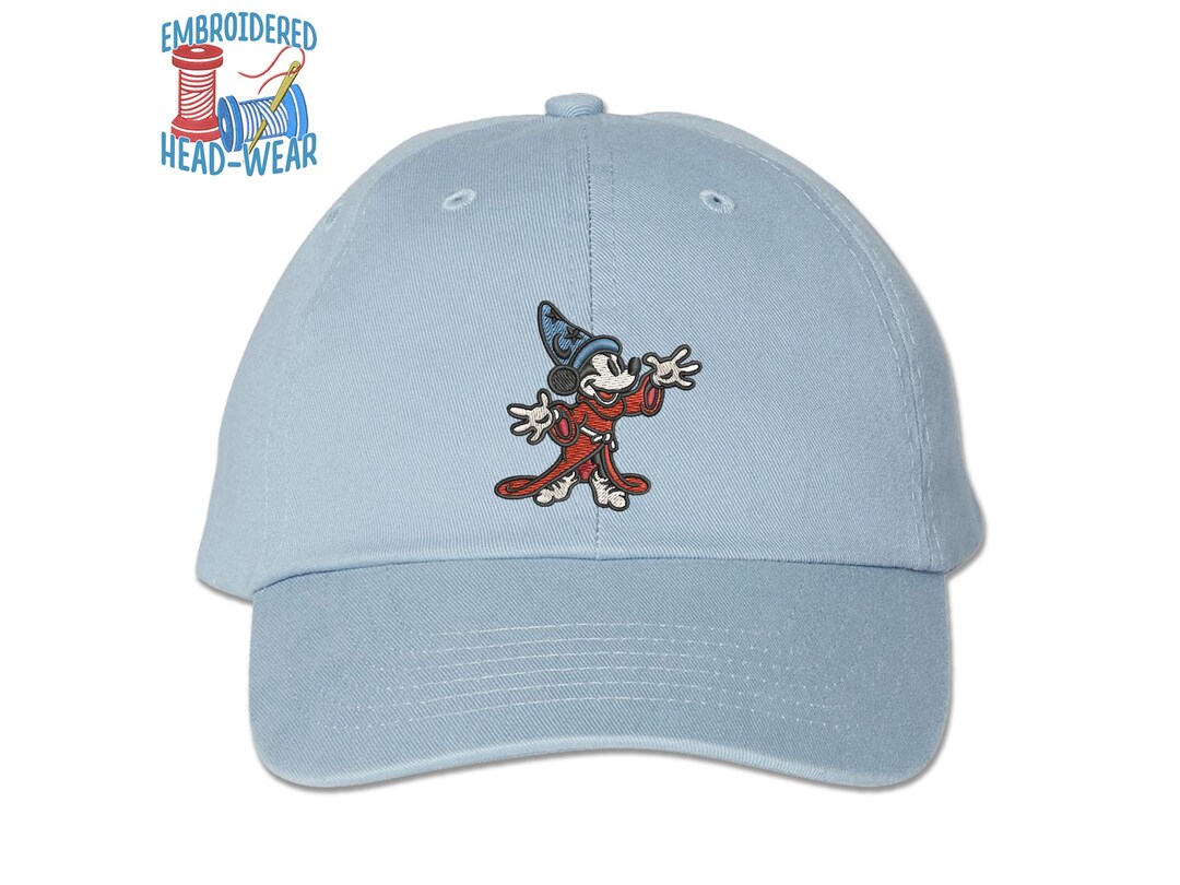 Mickey Imagineering Sorcerer Embroidered Cap | Adult & Youth Sizes ...