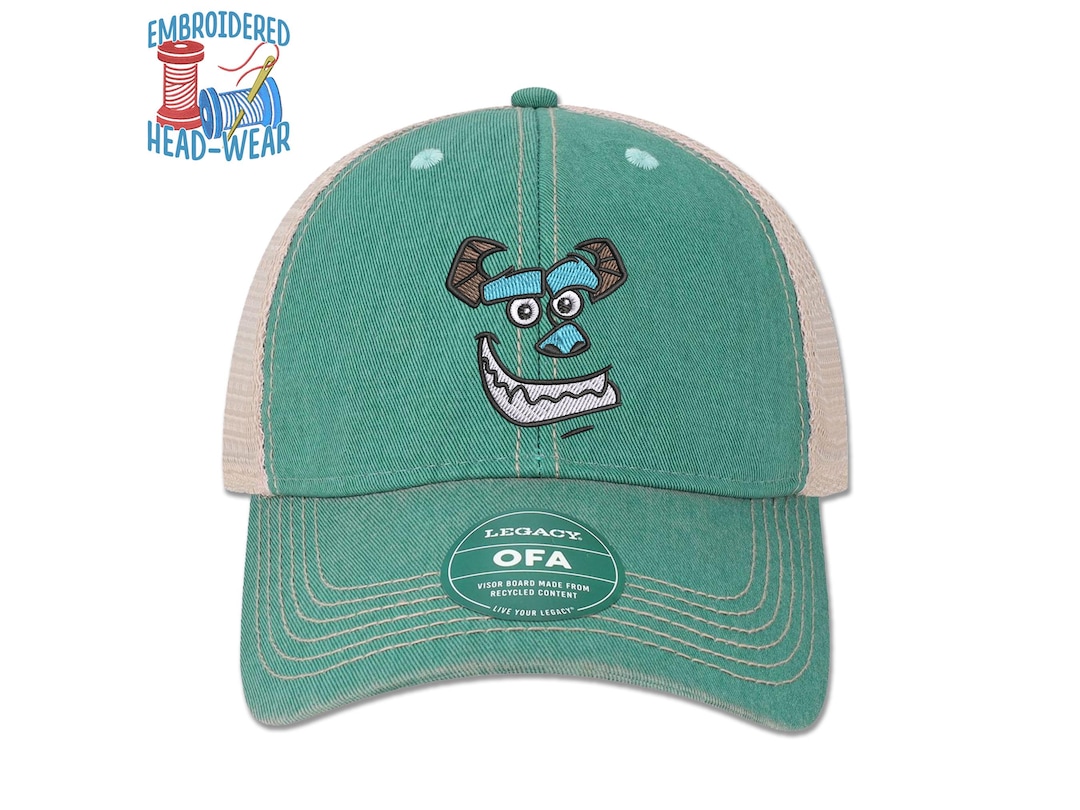 James Sully Embroidered Cap | James Sullivan Costume Cap | Adult ...