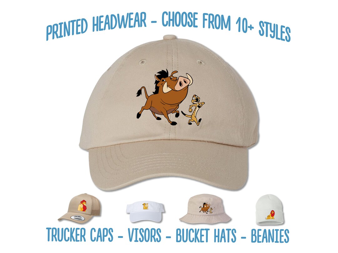 Lion King Timon and Pumba Hat | Baby Simba Nala Printed Hat | Lion King ...
