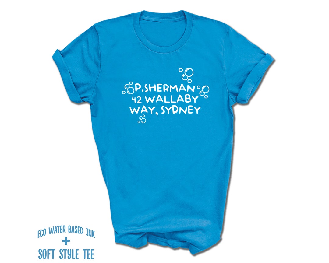 Finding Nemo P Sherman T-shirt | Vintage Classic Design Tee | 42 ...