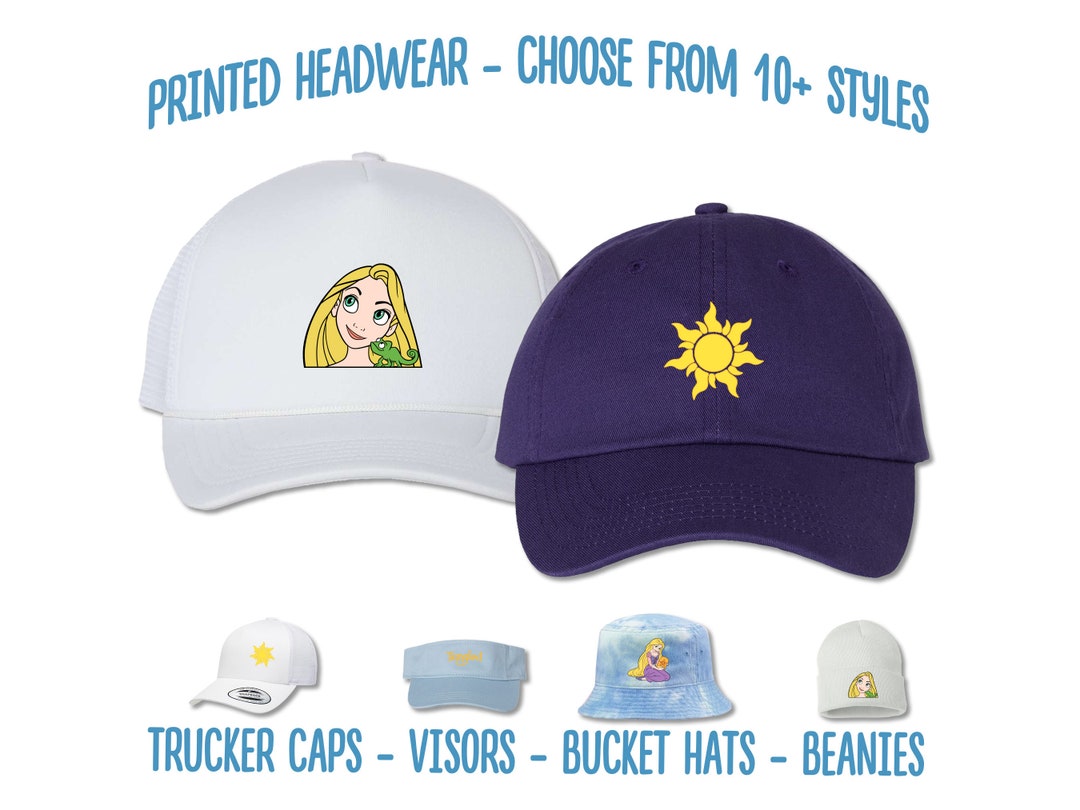 Tangled Hat | Princess Rapunzel Printed Hat | Tangled Sun Youth Kids ...