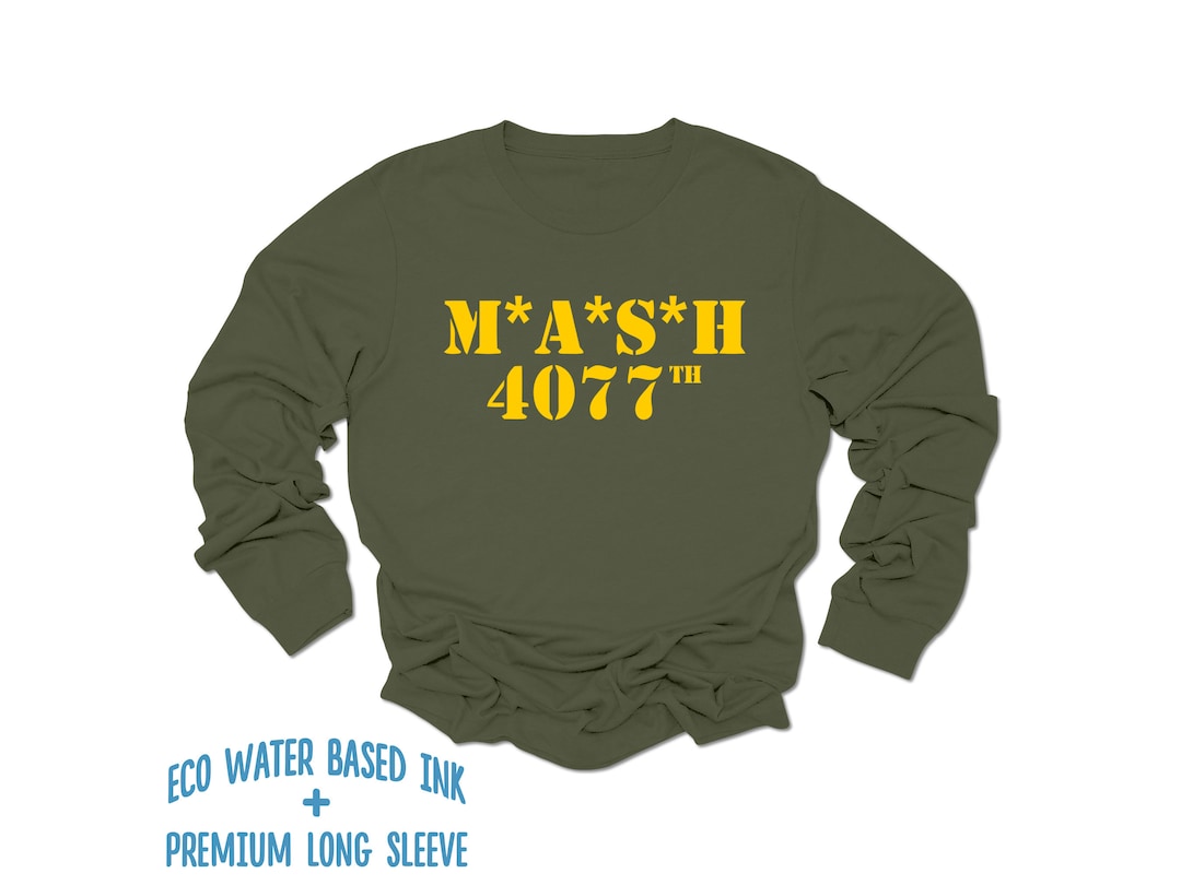 MASH Shirt | MASH 4077th Long Sleeve Shirt | Premium Soft Style Long ...