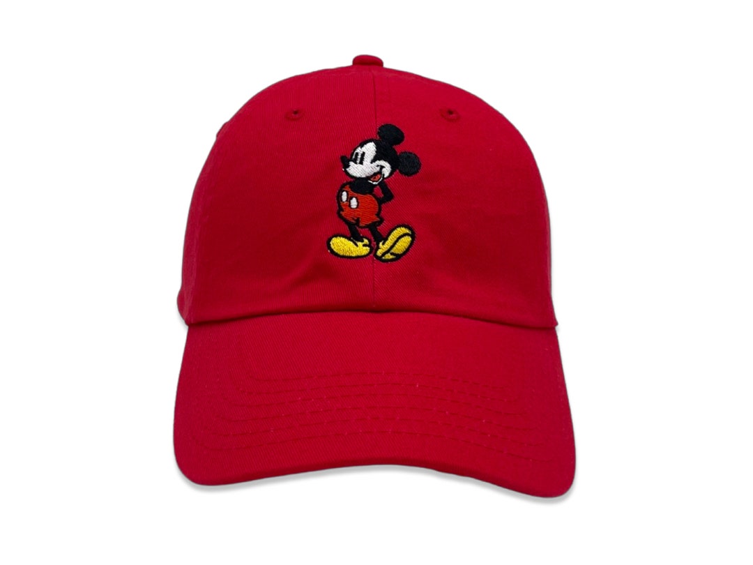 Mickey Mouse Vintage Style Embroidered Hat Adult Unisex Size - Etsy