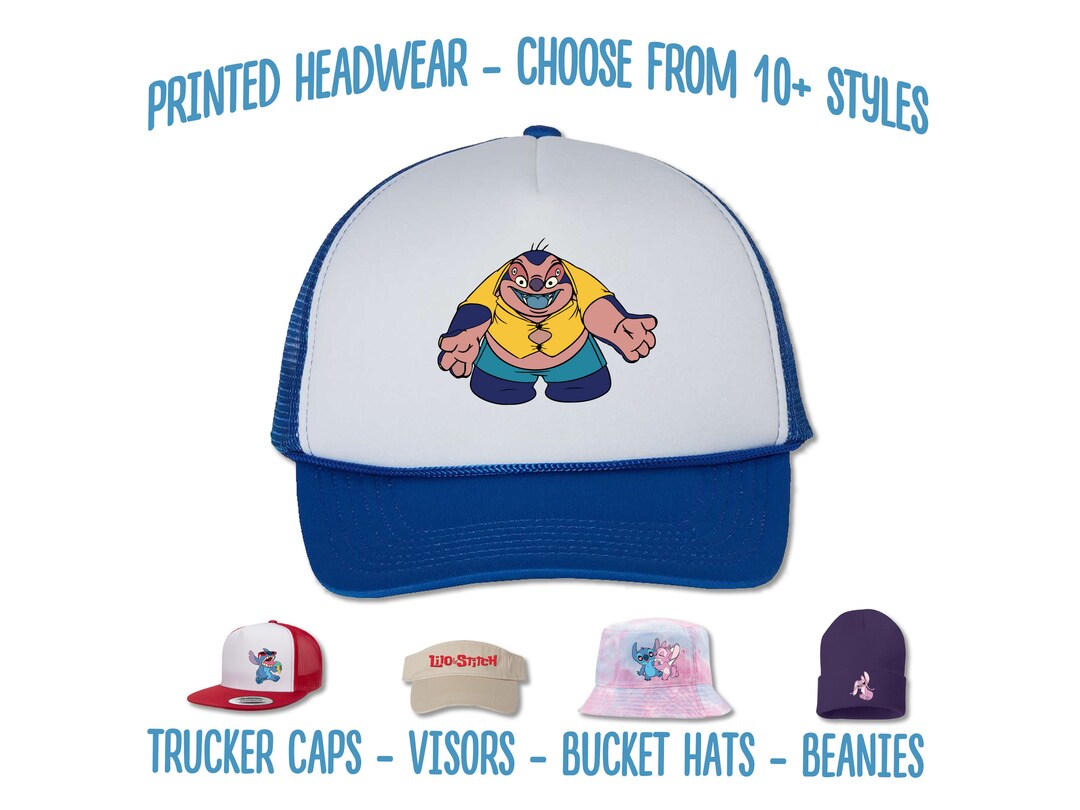 Lilo and Stitch Hat | Lilo Stitch Scrump Printed Hat | Stitch Birthday ...