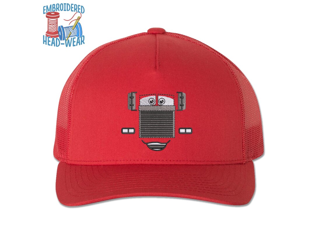 Mack Semi Truck Face Embroidered Cap | Rust-eze Semi Truck Fan Cap ...