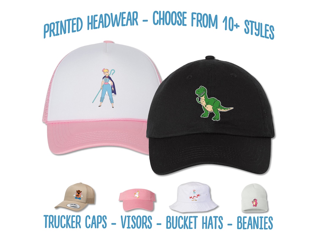 Toy Story Rex Hat | Bo Peep Printed Hat | Toy Story Forky Cap | Toy ...