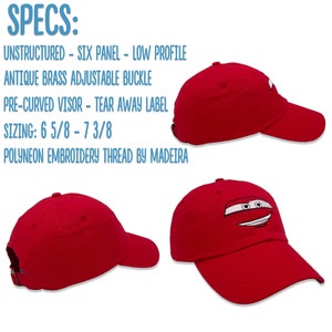 CARS Lightning Mcqueen Embroidered Hat | Tow Mater Embroidered Hat ...