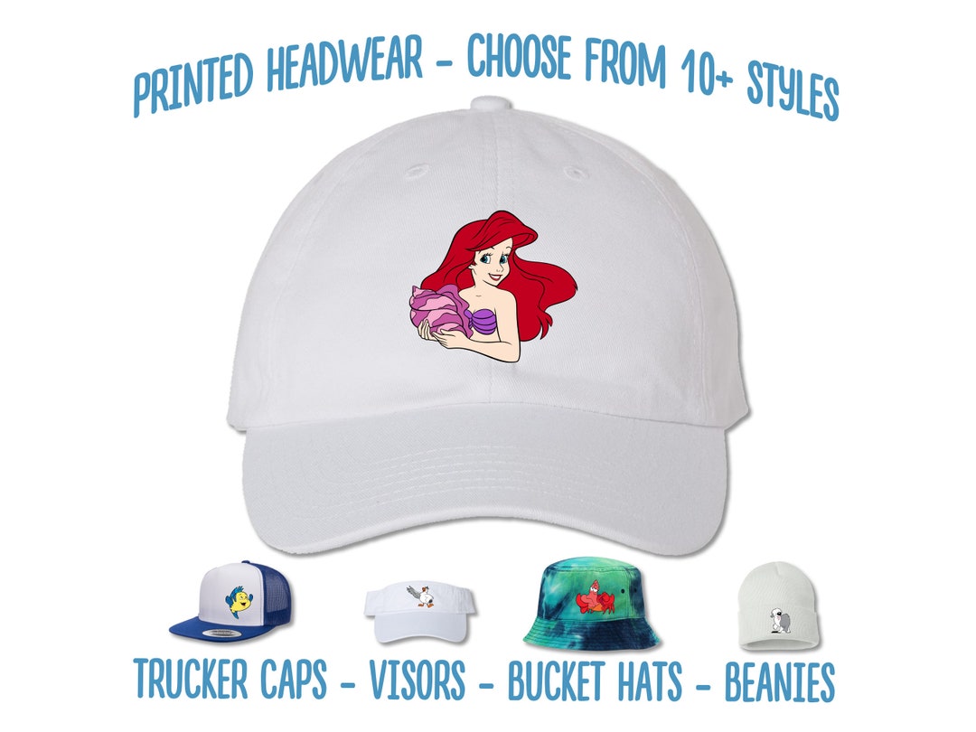 Little Mermaid Ariel Hat | Flounder Sebastian Scuttle Bird Max Dog ...