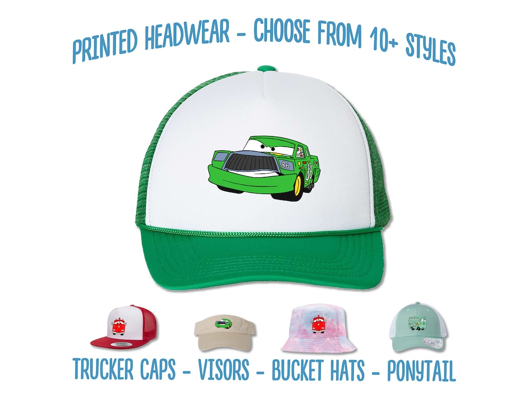 Cars Chick Hicks Hat | Cars Fillmore Hat | Cars Red Fire Truck Cap ...