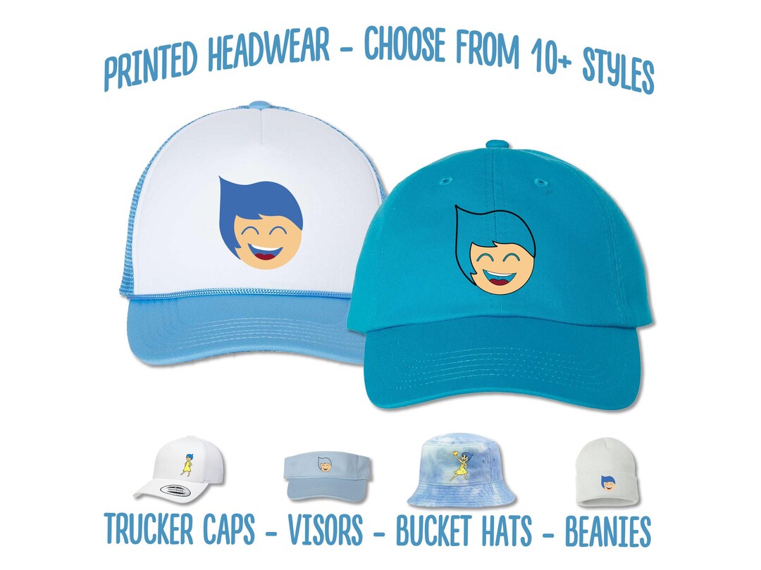 Inside Out Hat | Joy Printed Hat | Inside Out Character Costume | Joy ...