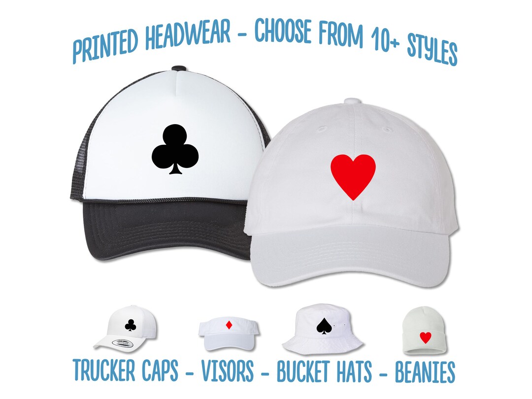 Alice in Wonderland Hat | Playing Cards Suits Hat | Club Diamond Heart ...