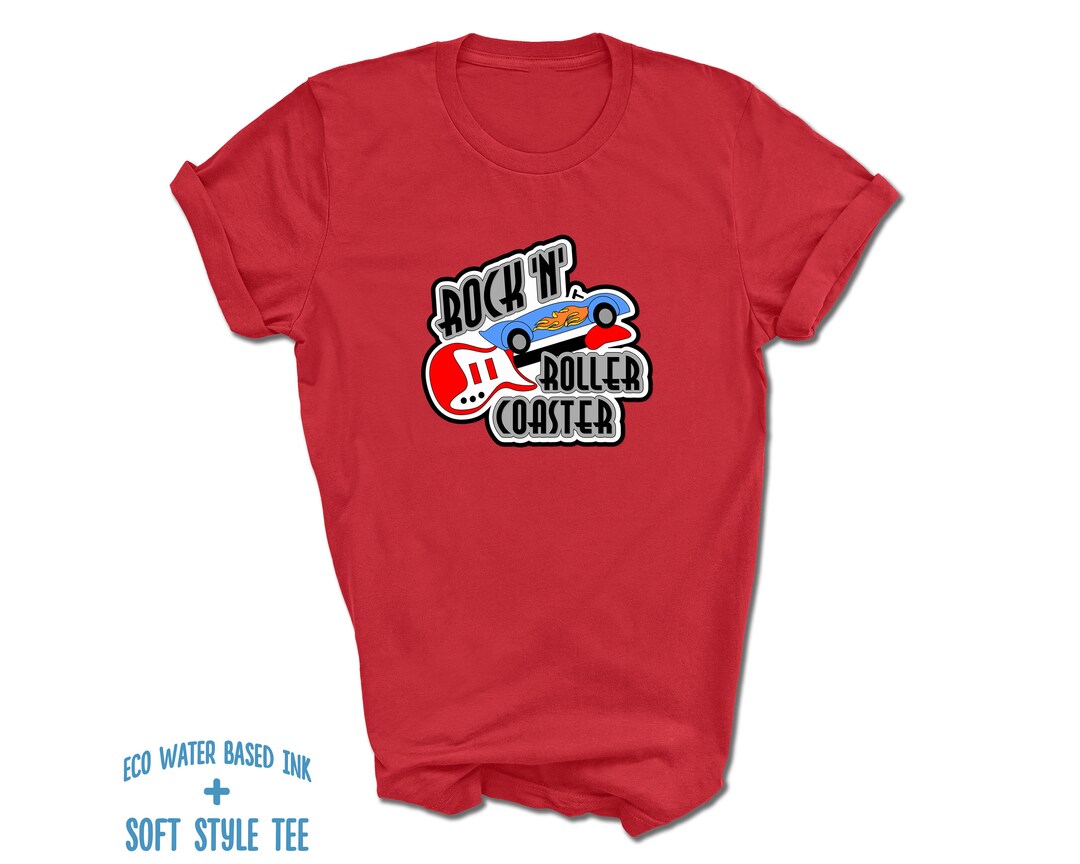 Rock "n" Roller Coaster T-shirt | Iconic Ride Tee | Disney World Theme ...