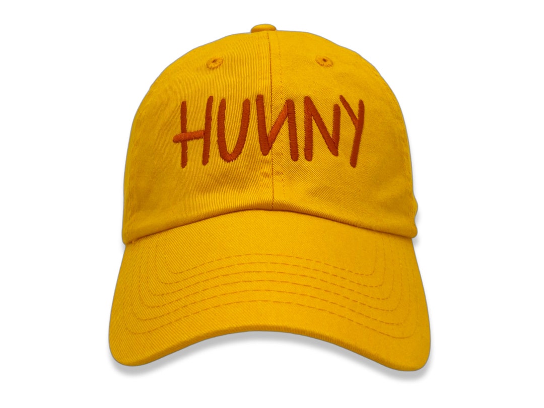 Winnie the Pooh Hunny Embroidered Hat | Adult Unisex Adjustable Fit ...