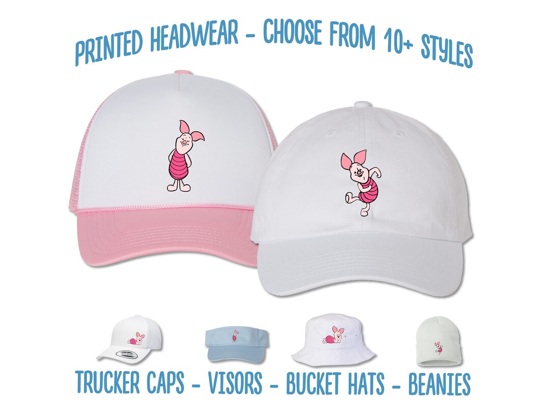 Winnie Pooh Piglet Hat | Cute Piglet Hat | Piglet Kids Hat | Visor ...